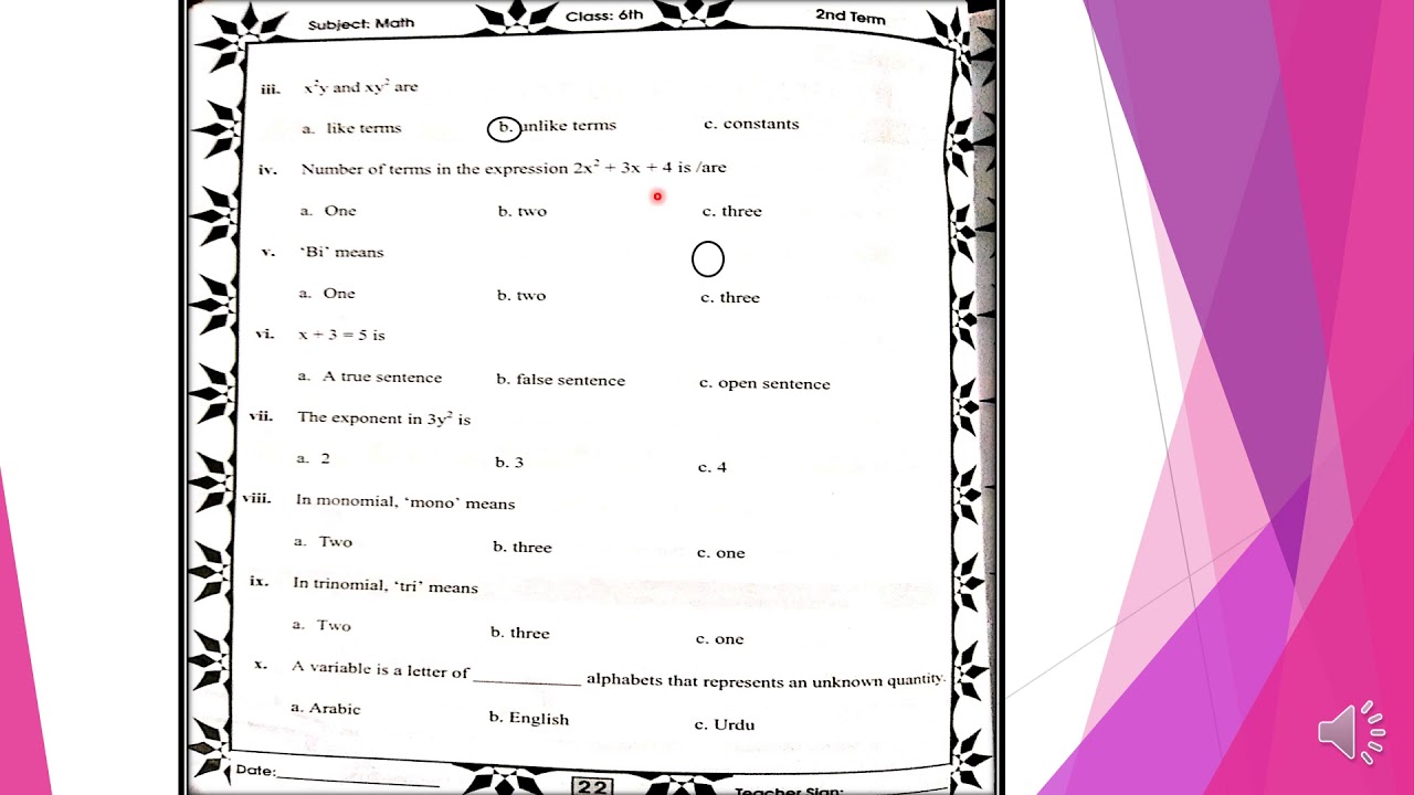 Class VI Mathematics Lecture 9 - YouTube