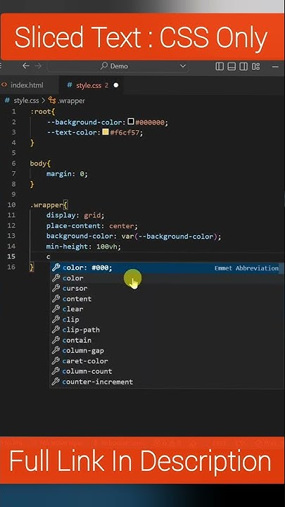 How To Create Sliced Text Animation Using Css Only Pure Css Tricks Web Design Shorts