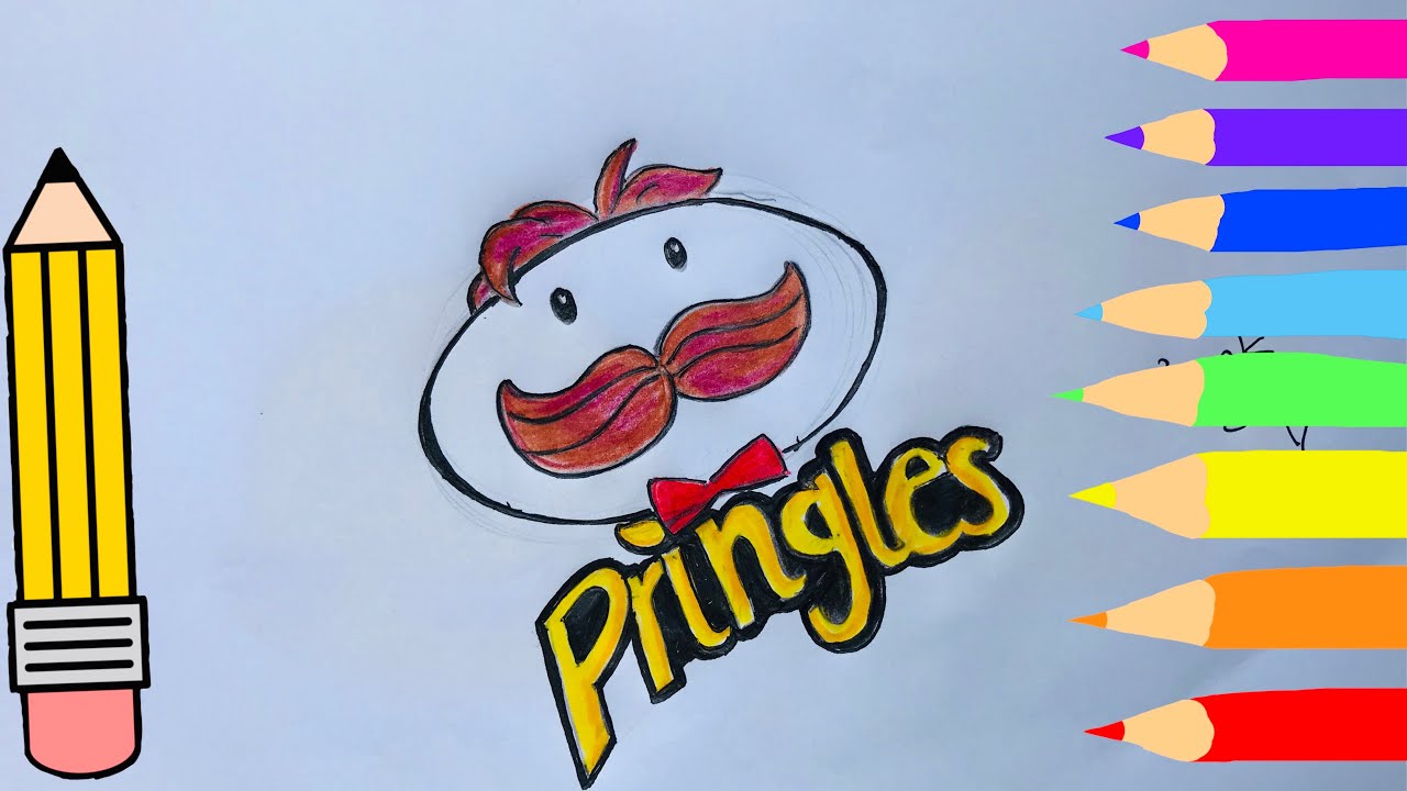 How to draw Pringles logo|drawing |Easy for beginners|StepbyStep ...