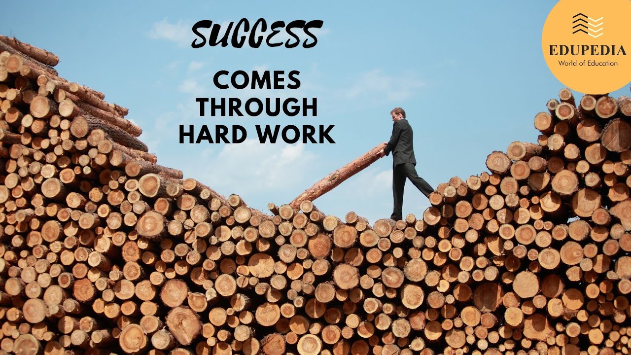 English Poem : "Success Comes Through Hard Work" | Poem Recitation ...