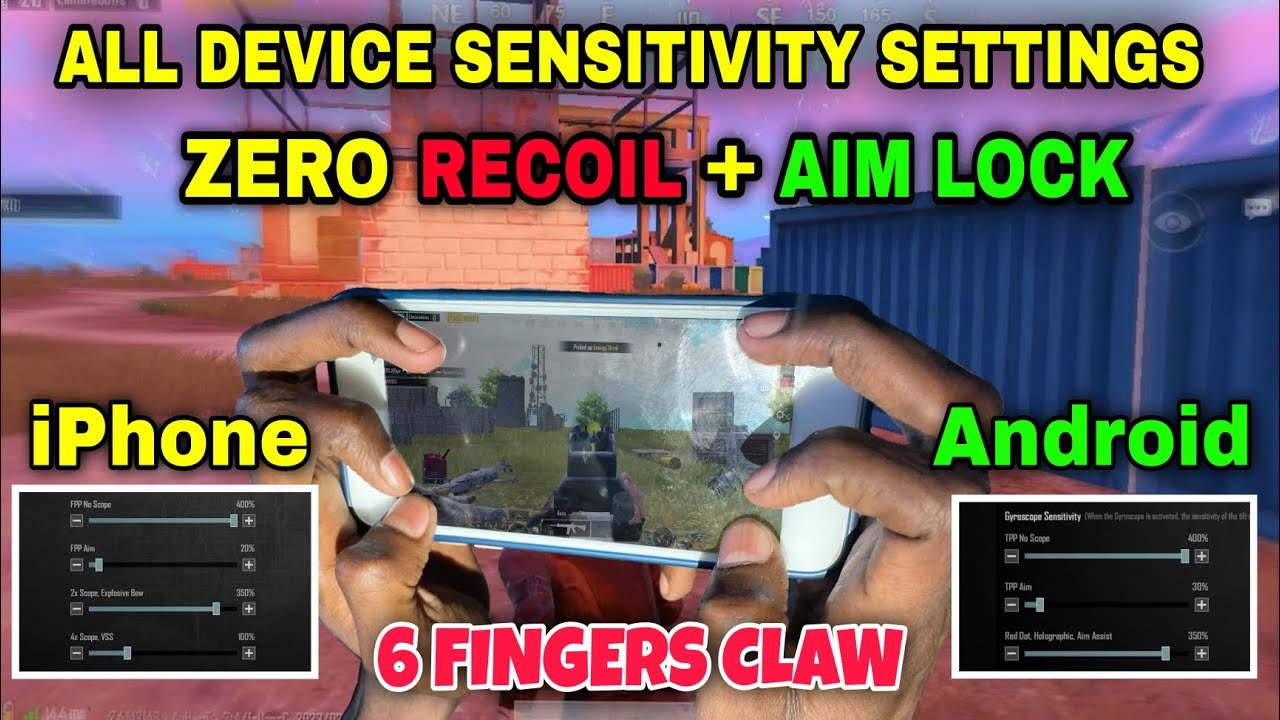 NO Recoil Sensitivity Settings | No Gyro Sensitivity settings ...