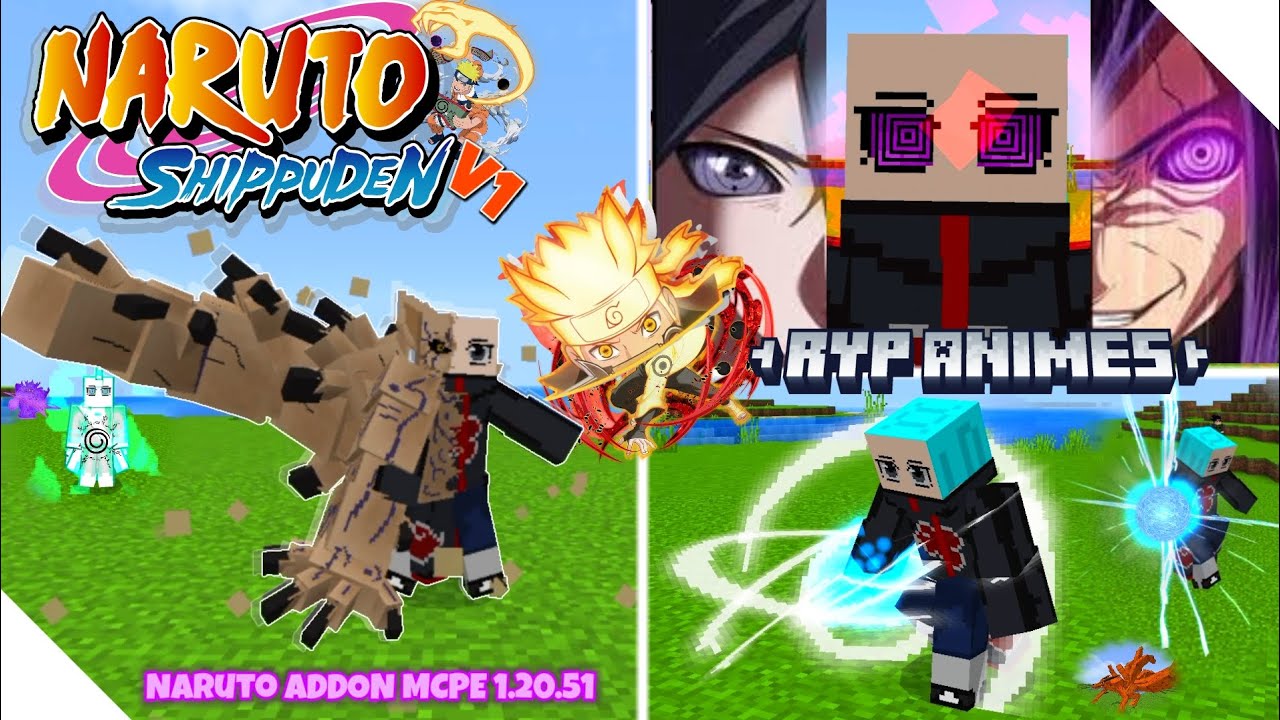 Mod/Addon - Naruto ShippuDen || Minecraft Bedrock/Pe 1.20.51+ 🔥 - YouTube