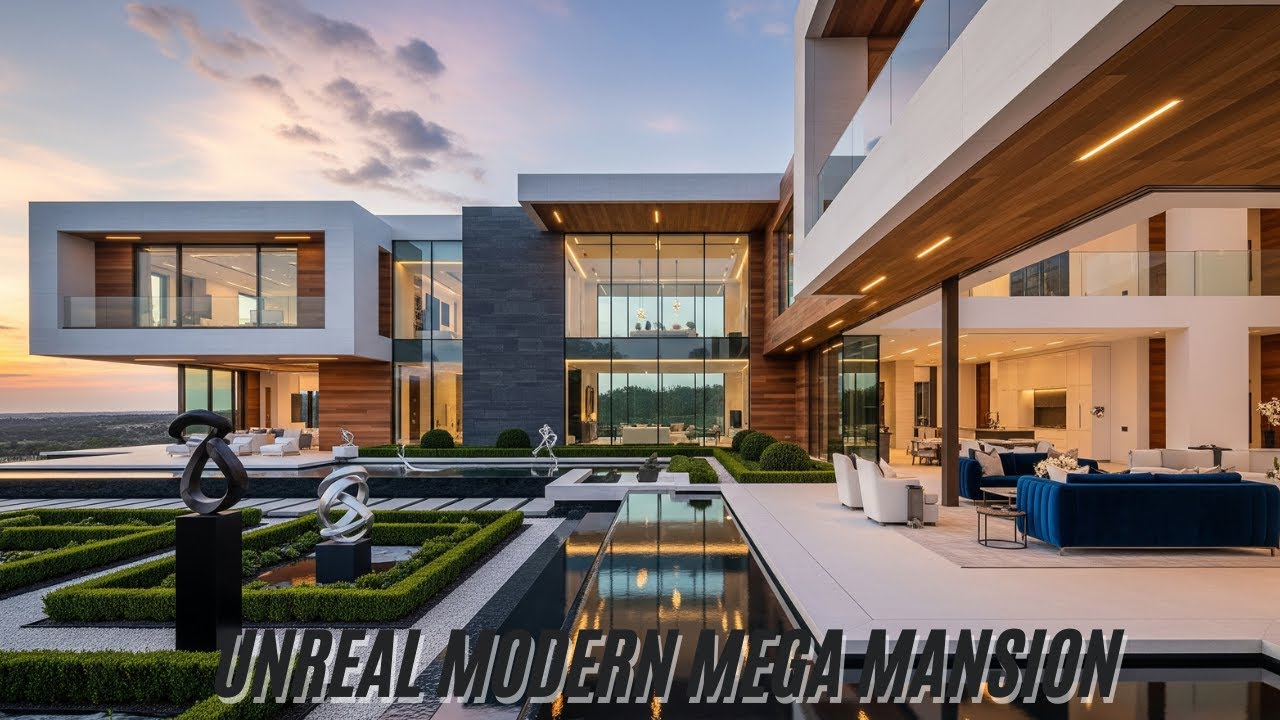 Modern Luxury Mega Mansion Tour | AI created Dream Mansion Tour 4K ...