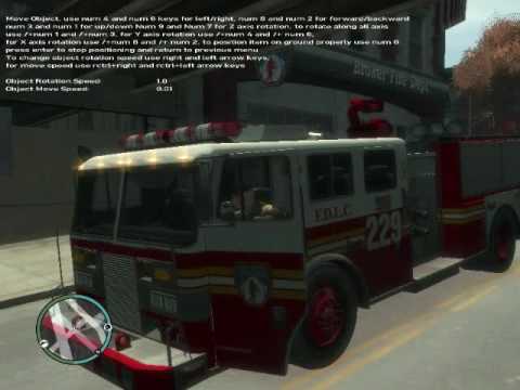 GTA IV - ELS Fire Truck v2.8 - YouTube
