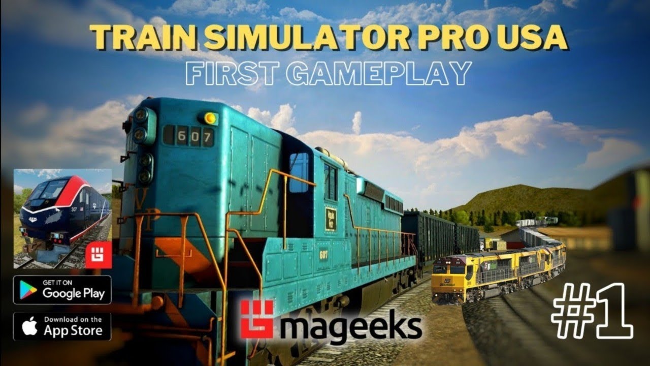 Train Simulator Pro USA New feature - Gameplay (Android, ios) #1 - YouTube