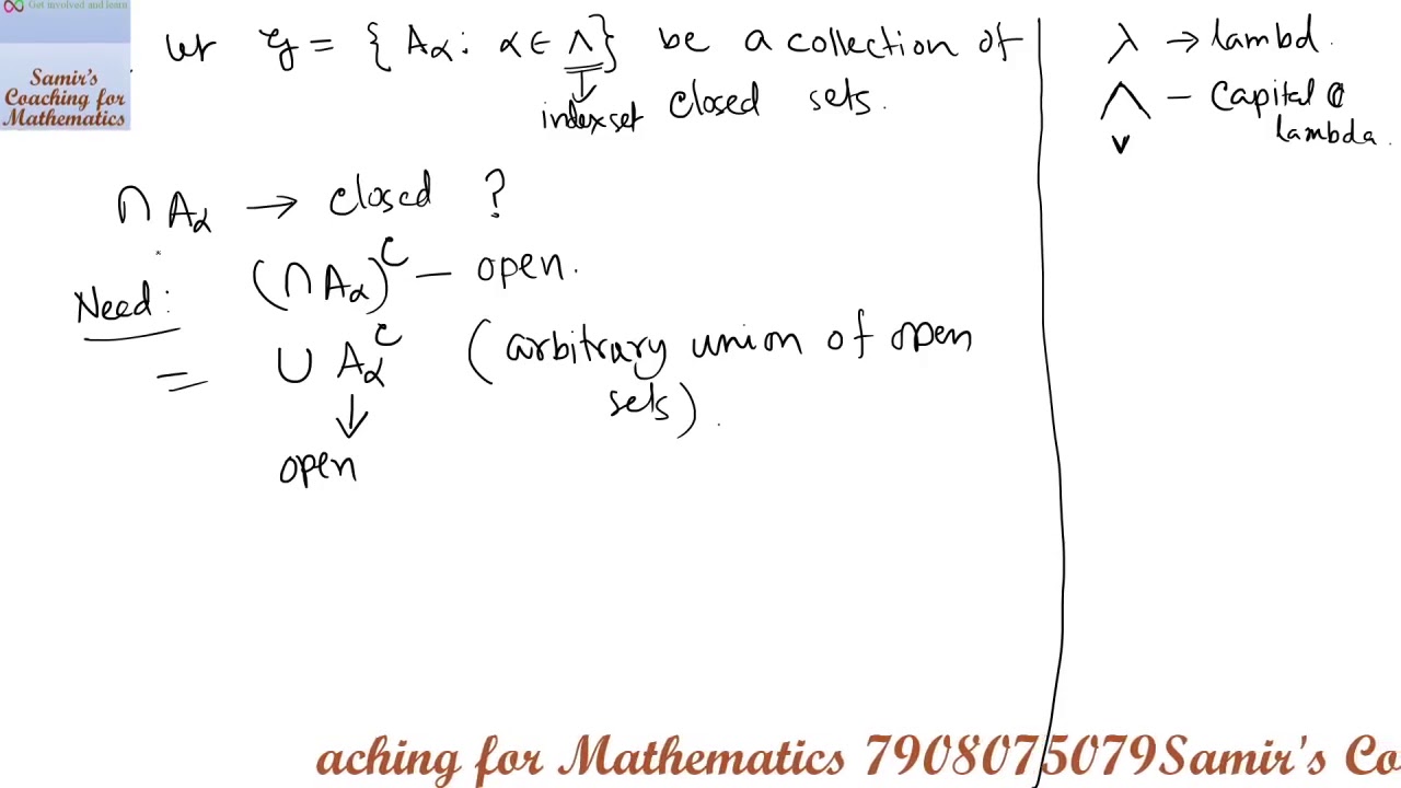 NSOU PG Math Lecture 7 (Part1) - YouTube
