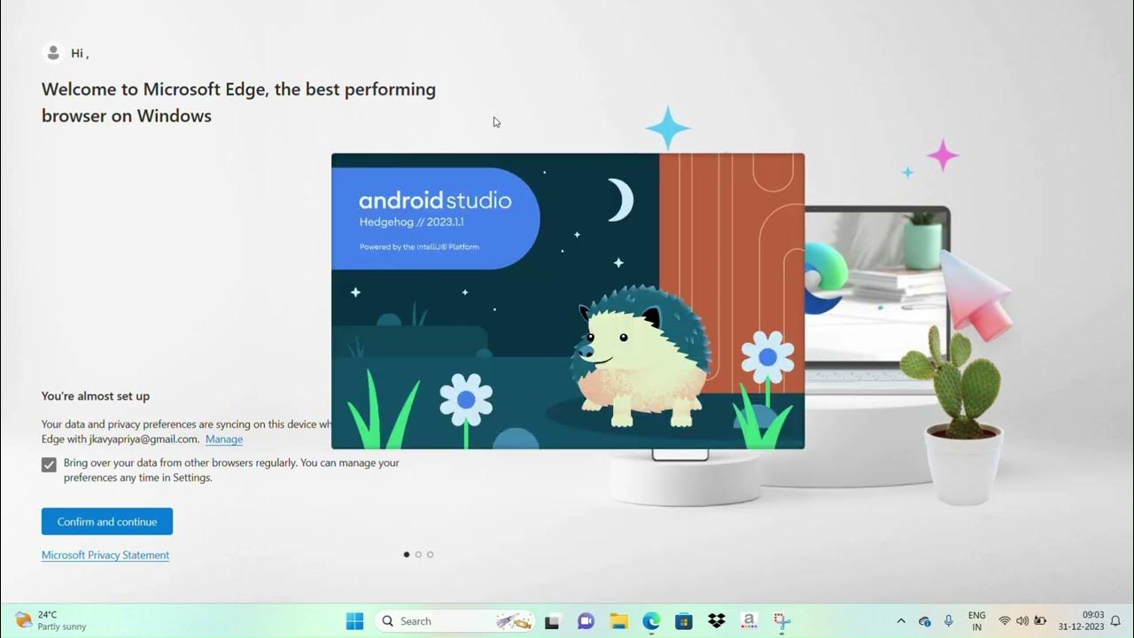 how to het SHA 1 certificate from the Android Studio Hedgehog | 2023.1. ...