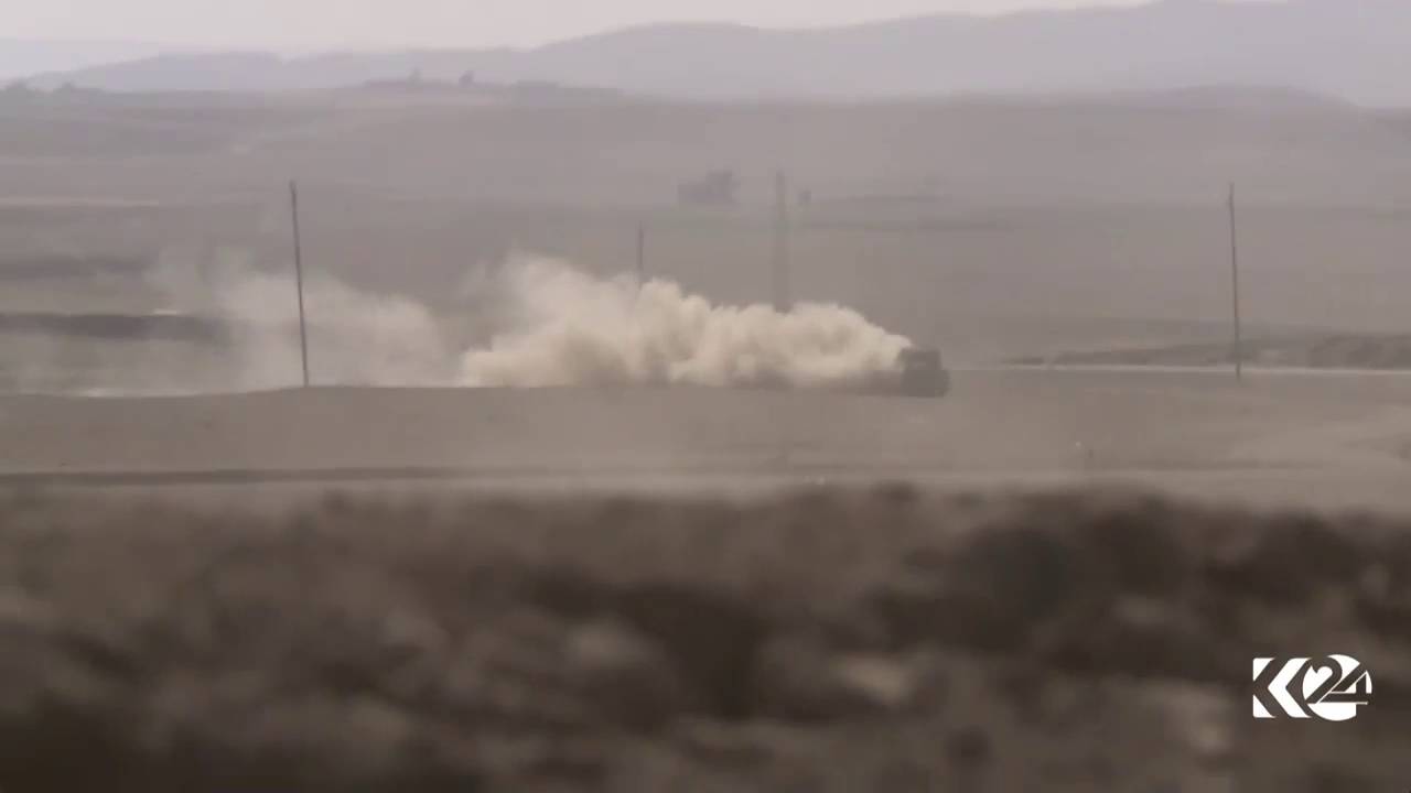 Kurdish peshmerga destroyed Isis tank - YouTube