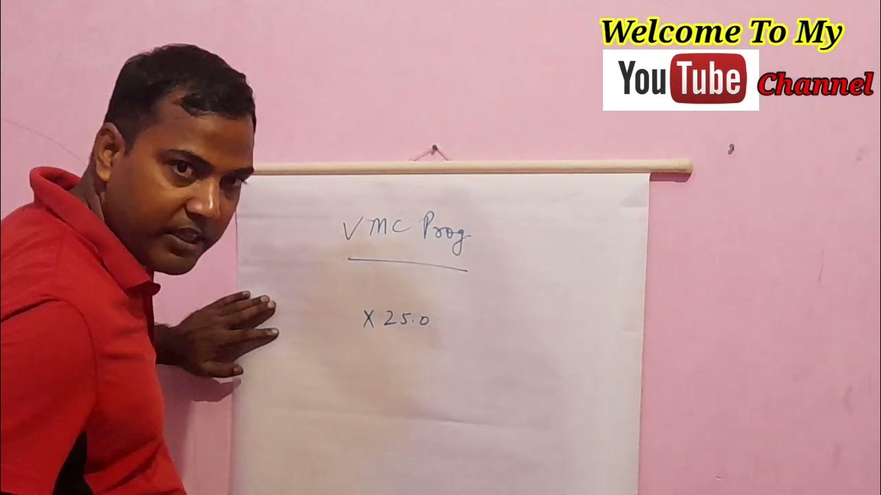 How To Make Program of CNC, VMC Machine || CNC, VMC Machine ka program ...