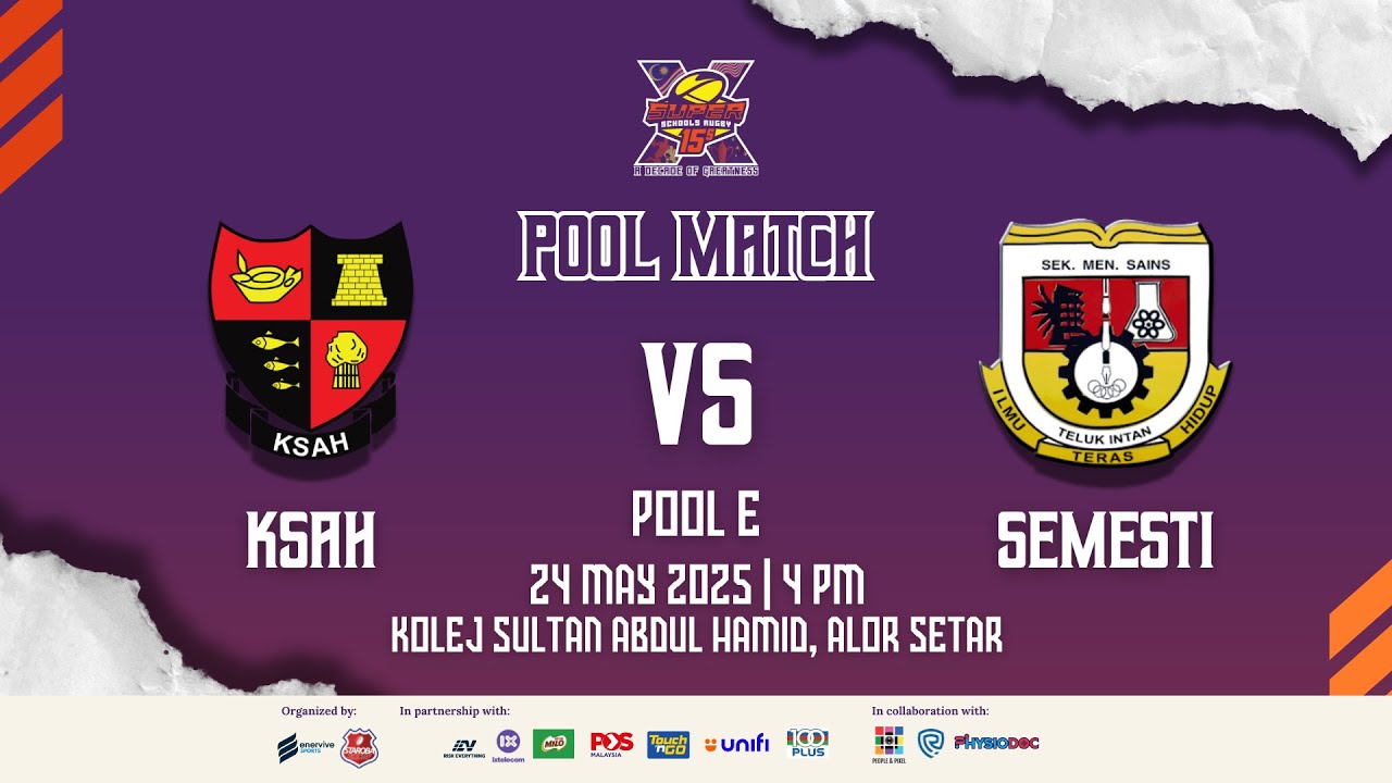 SSR15s - Kolej Sultan Abdul Hamid vs SMS Teluk Intan - YouTube