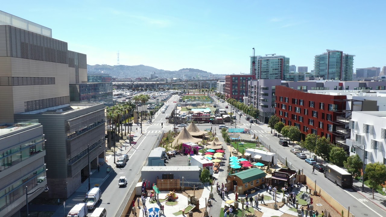Mission Bay San Francisco Aerial - Droneshot - YouTube