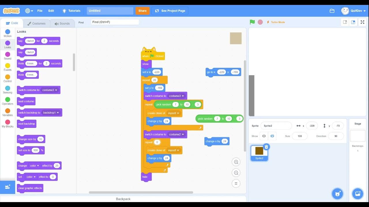 Scratch Program || HOW TO MAKE 2D MINECRAFT ON SCRATCH! || NO HACKS ...