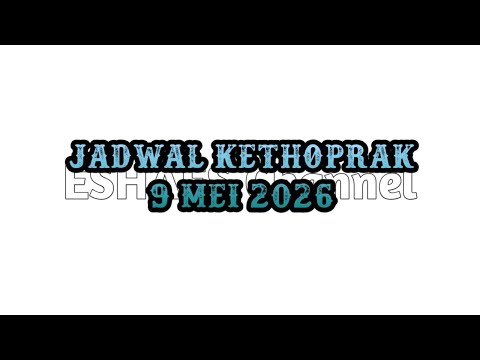 Jadwal Kethoprak Hari Ini. Sabtu 9 Mei 2026