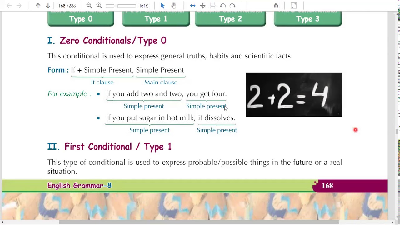 Class: 8th English Grammar, Ch.18 Conditionals - YouTube