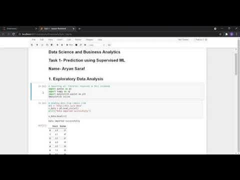 Task 1 Jupyter Notebook - YouTube