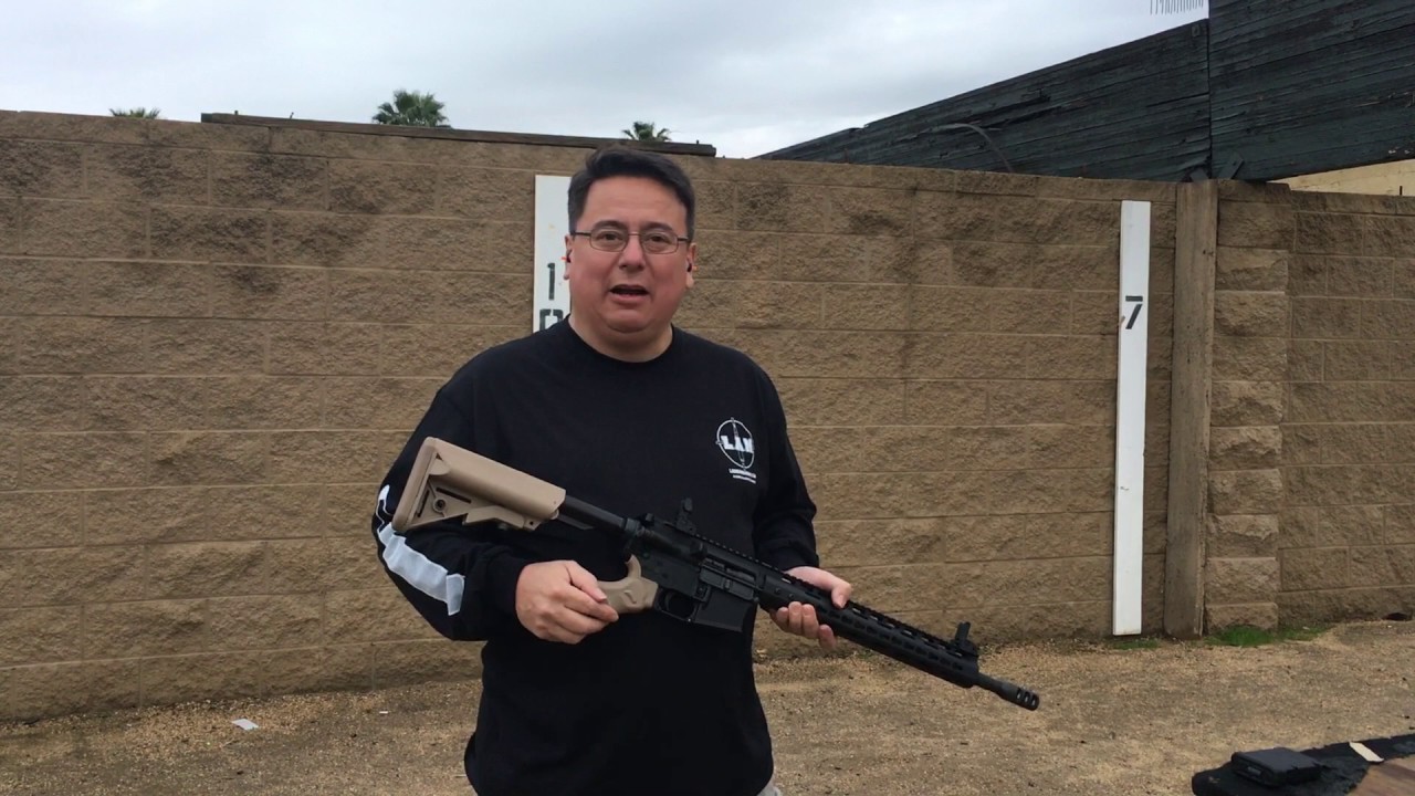 L.A.M. Featureless AR15 Rifle in Action - YouTube
