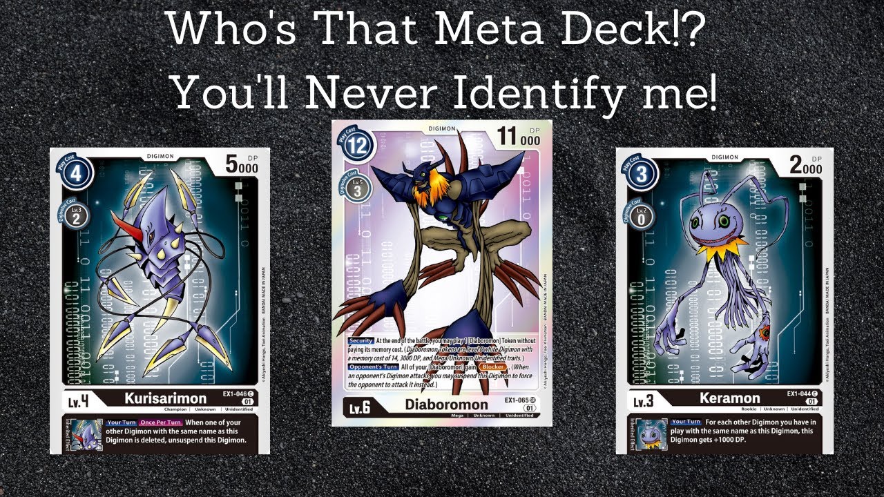 Who's That Meta Deck! Diaboromon Strikes Back! - YouTube