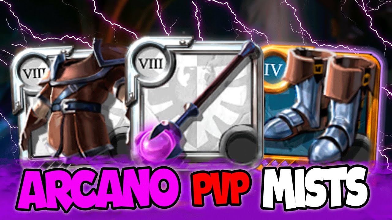 CAJADO ARCANO ''ARCANE STAFF'' PVP MISTS ALBION ONLINE #albiononline # ...