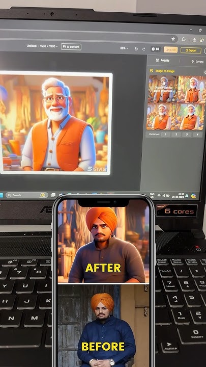 How to Convert Picture into 3D Cartoon - YouTube