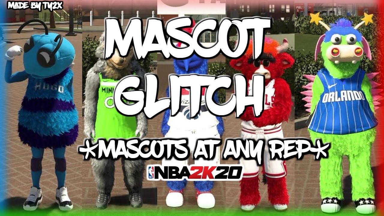 *NEW* NBA 2K20 MASCOT + CLOTHES GLITCH | MASCOTS WITHOUT BEING ELITE 3 ...