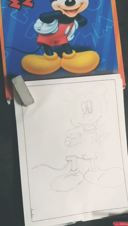 😍Easy Mickey Mouse drawing 😍 - YouTube