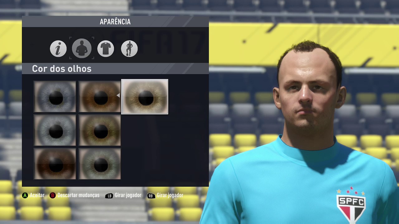 TUTORIAL FIFA 17 - Face Rogério Ceni (Ex-jogador São Paulo/téc. São ...