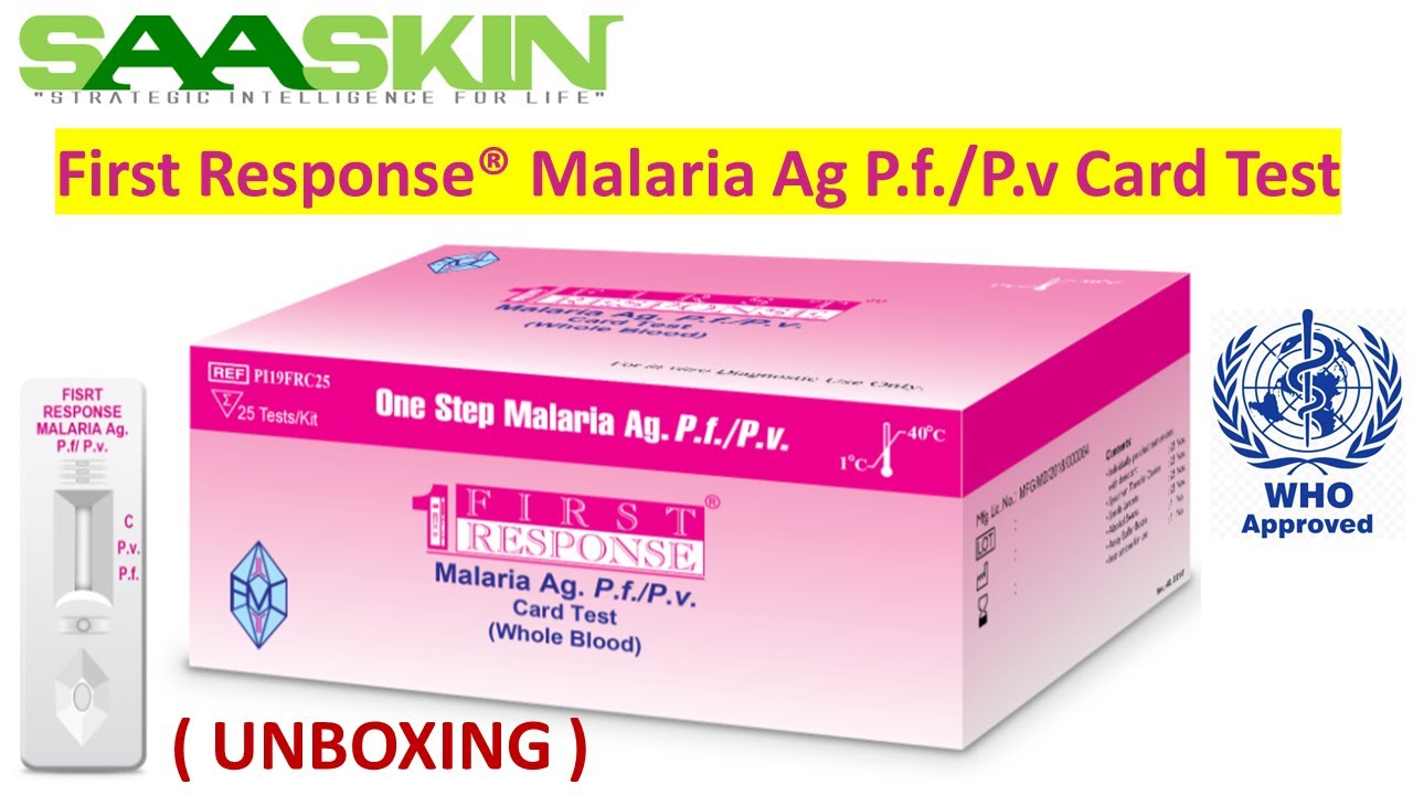 First Response® Malaria Ag pf/pv Card Test | UNBOXING | WHO Approved ...