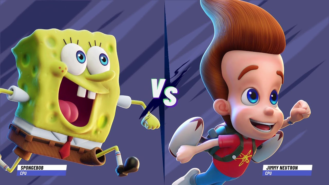 Nickelodeon All-Star Brawl 2 | SpongeBob SquarePants vs Jimmy Neutron ...
