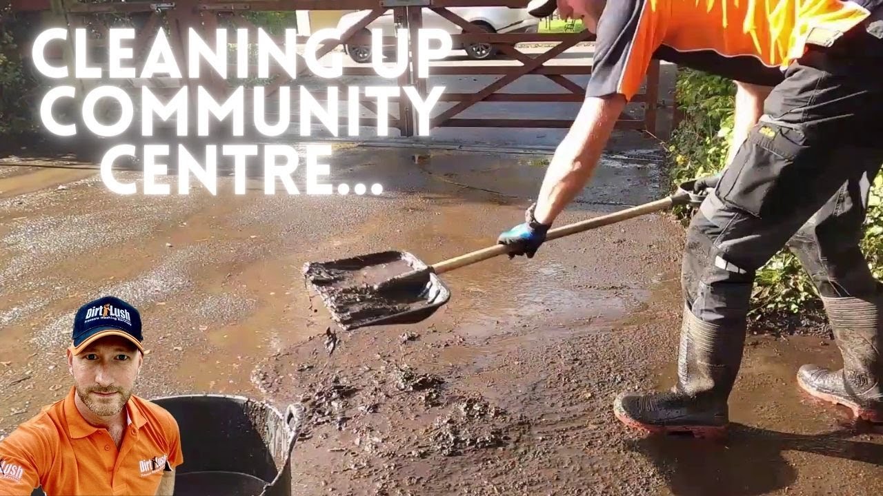 Epic clean up of local community centre!!!! - YouTube