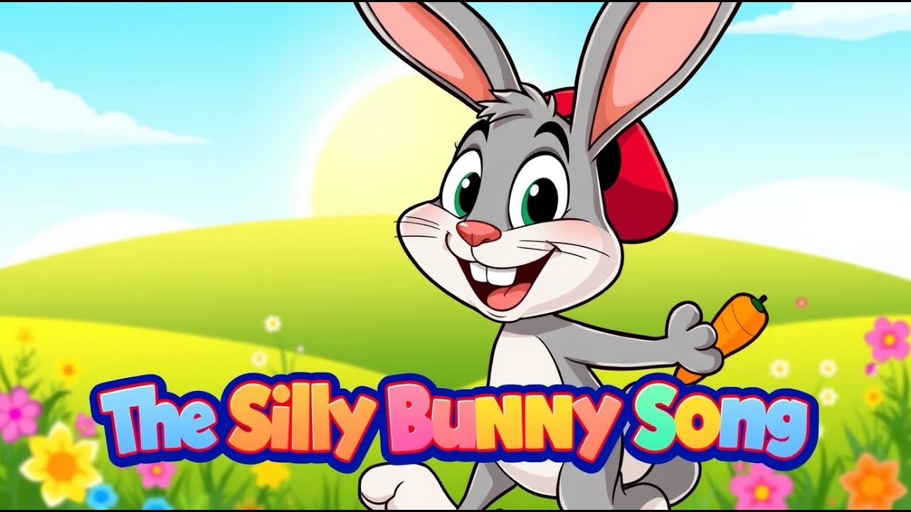 The Silly Bunny Song #kidssongs #nurseryrhymes #bunnysong #singalongfun ...