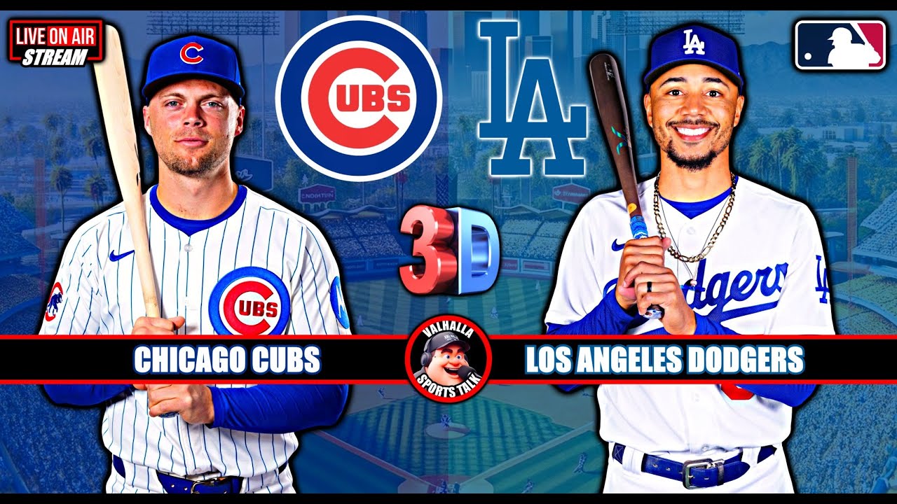 Los Angeles Dodgers vs Chicago Cubs ⚾ MLB Baseball 🟢 LIVE STREAM Watch ...
