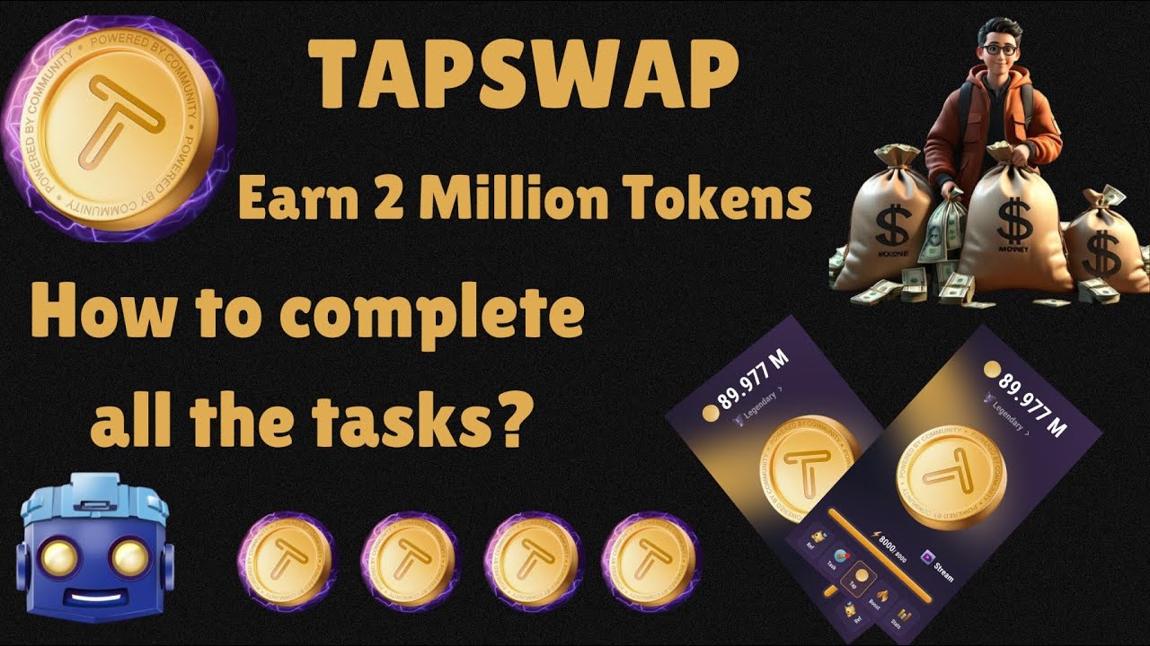 TAPSWAP - Earn 2 Million Tokens - Codes for all the tasks - YouTube