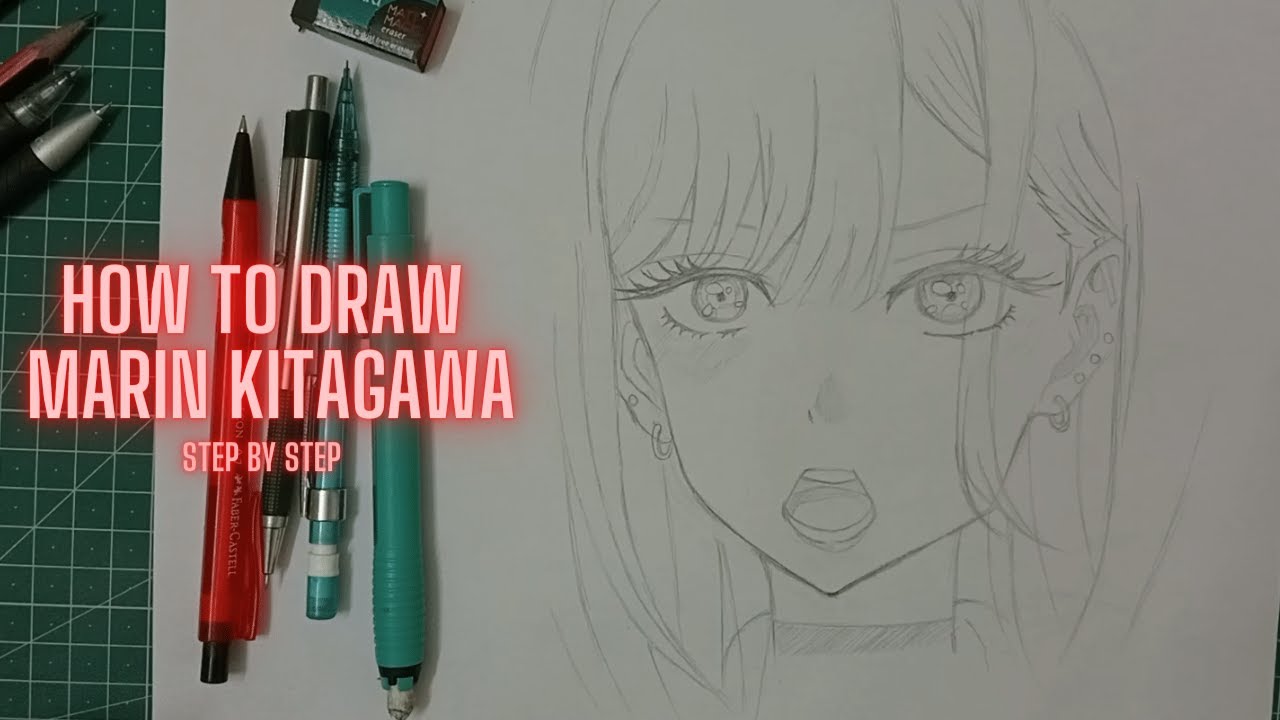 How To Draw Marin Kitagawa |STEP BY STEP | From My Dress Up Doll # ...