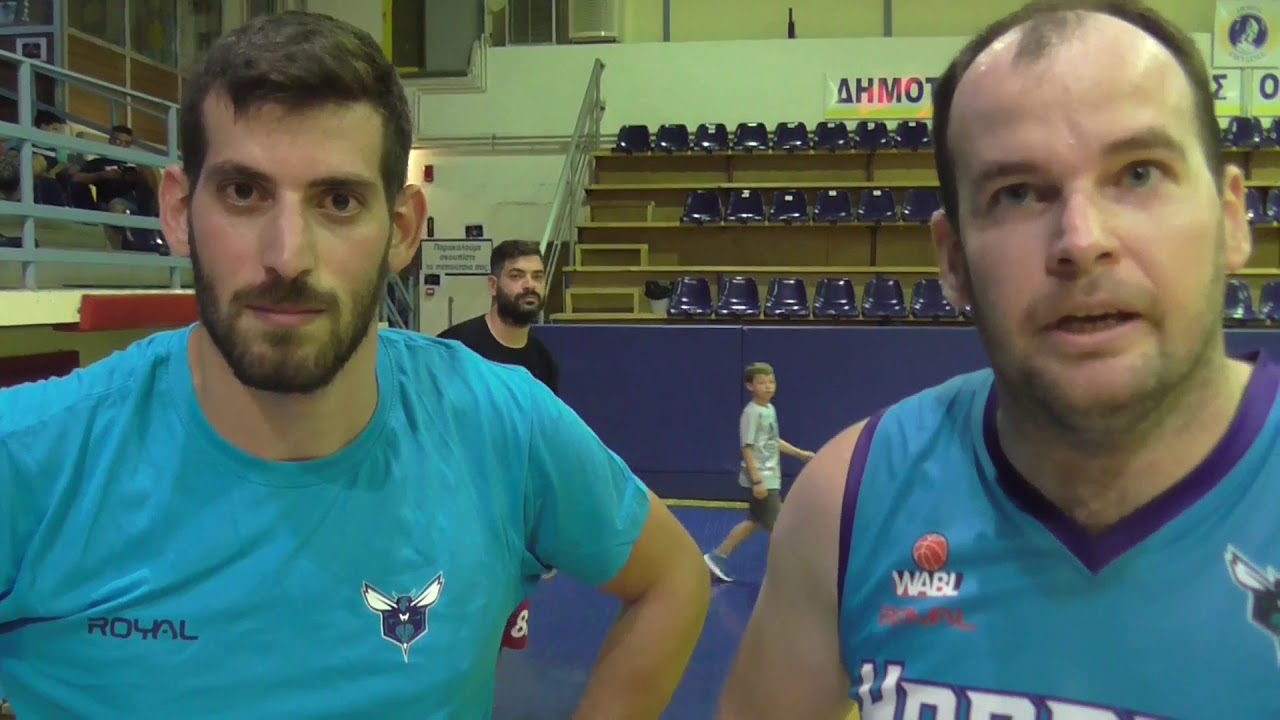 Δηλωσεις των Μ.Αντωνακα & Μ.Σακαρη απο τους HORNETS - YouTube