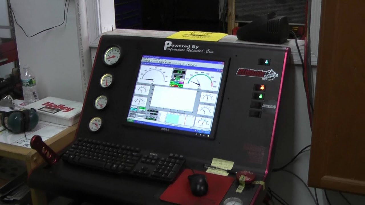 427W Small Block Ford Dyno Run - YouTube