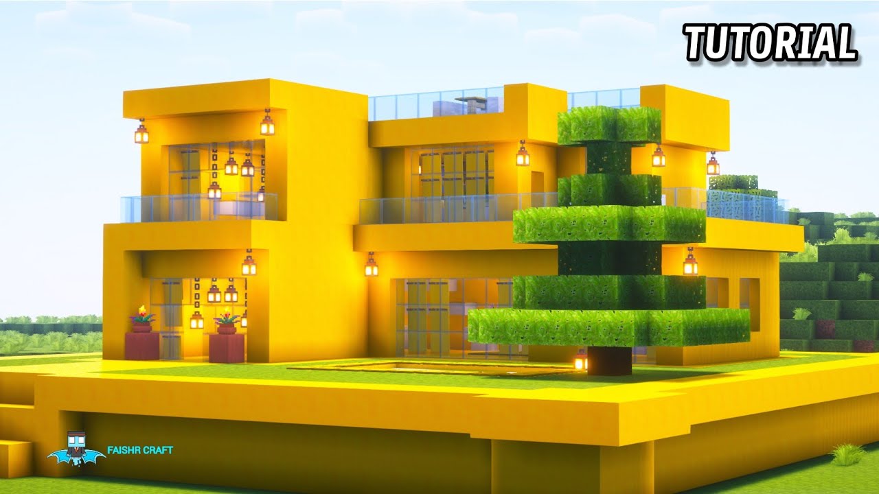 I Build The Most Expensive Golden House in Minecraft Tutorial - YouTube