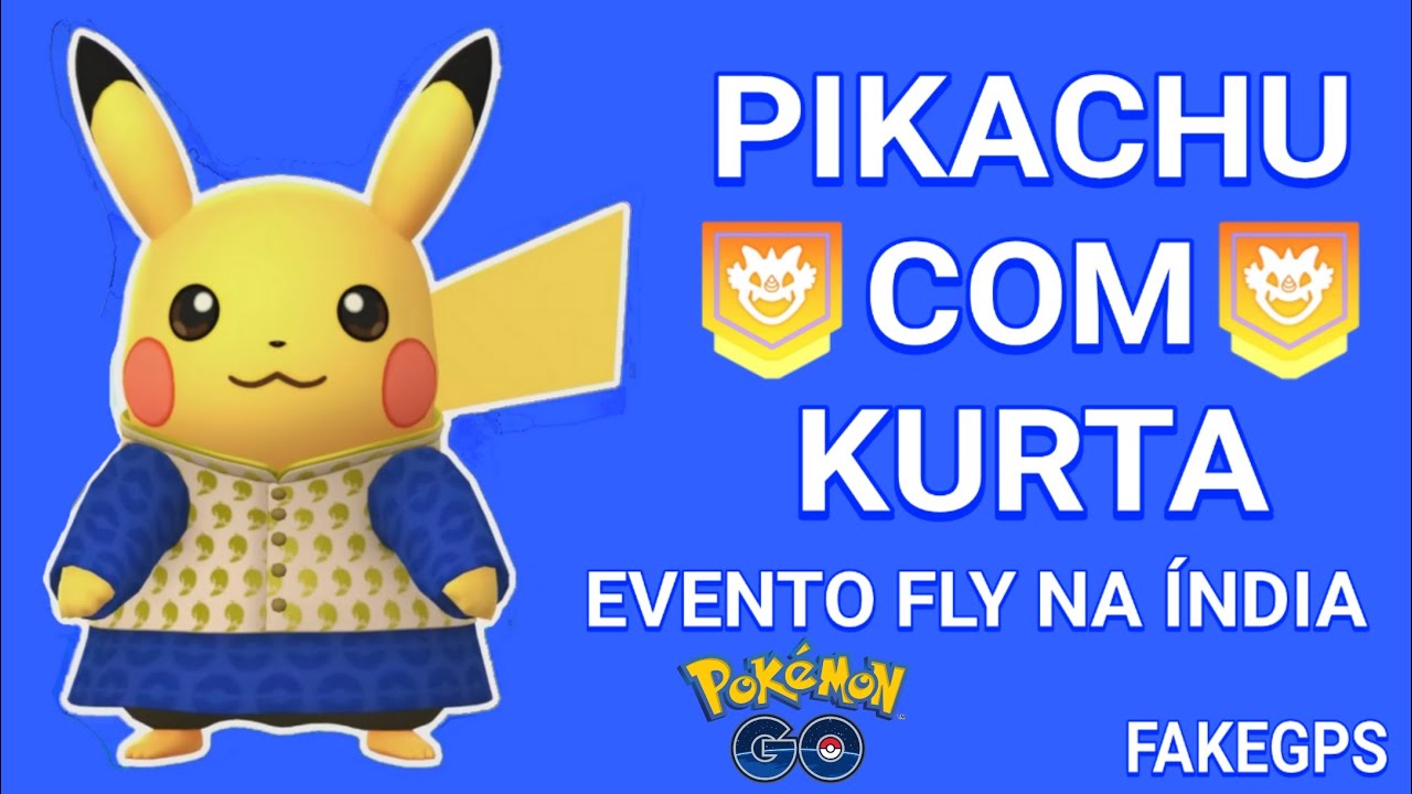 Reide de Pikachu com Kurta tem evento na Índia em Pokemon GO - YouTube