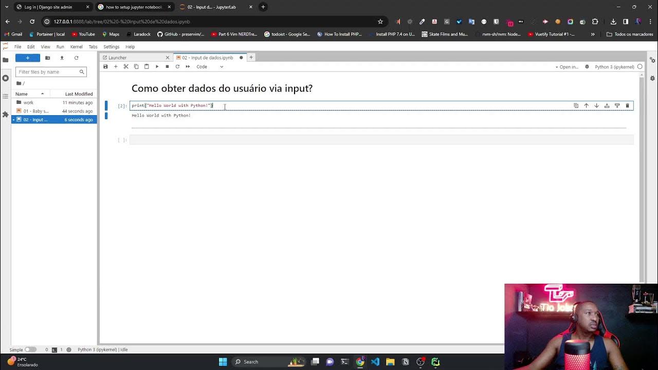 035 - Como configurar o Jupyter em projetos Docker? #jupyter #python #django [Live] - YouTube