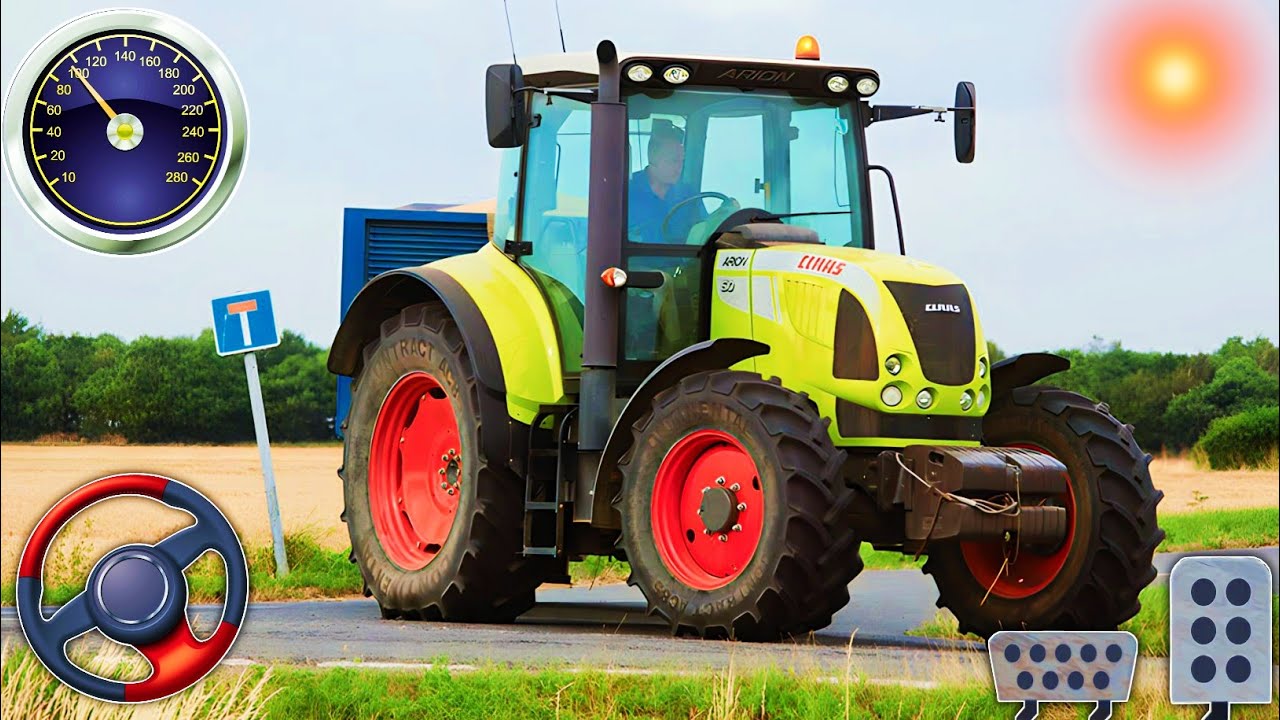 Farming Tractor Driving Simulator - Farming Cargo Tractor Trolley ...