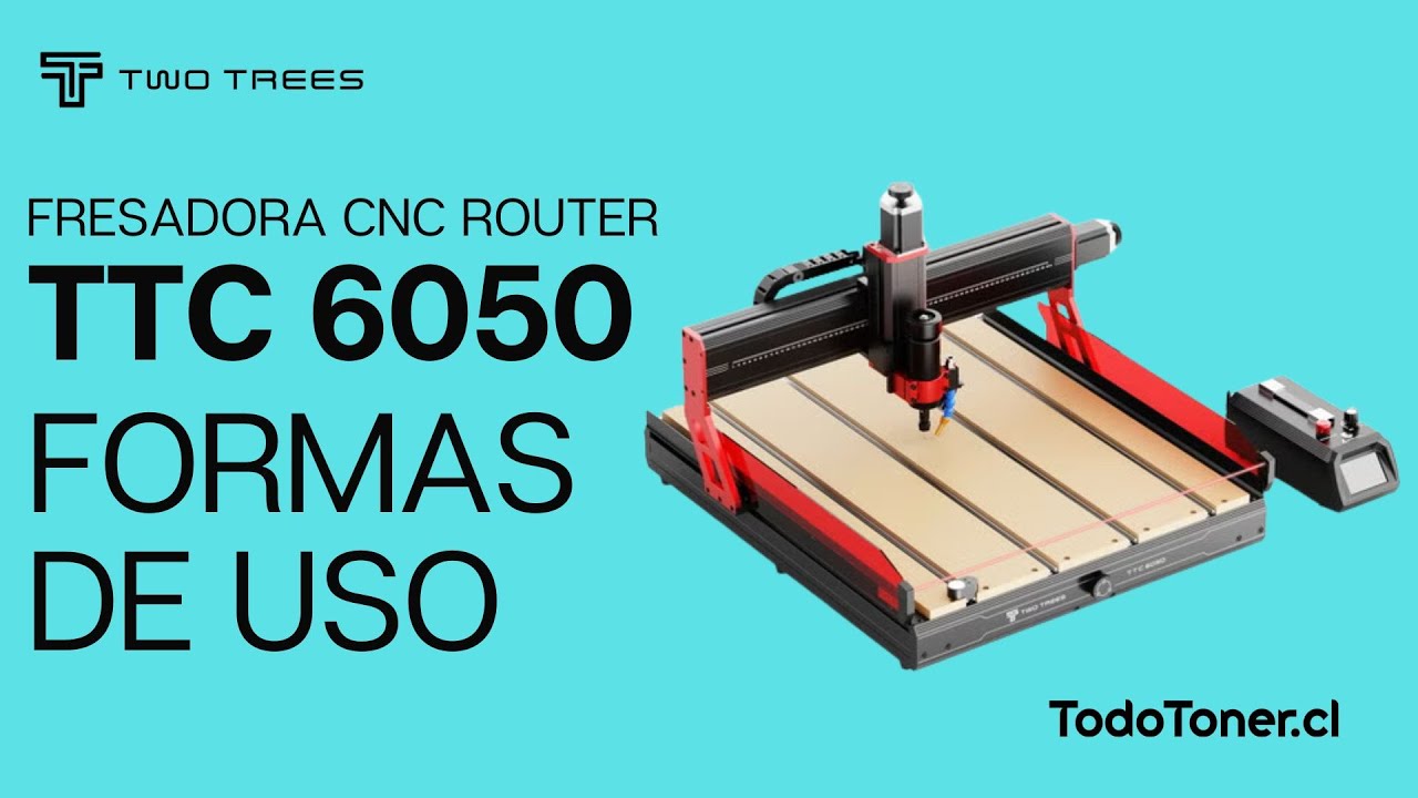 TWOTREES | Fresadora CNC TTC6050 - Aplicaciones de Uso - YouTube