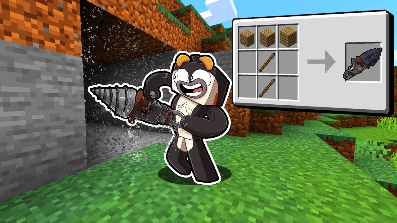 Minecraft - NEW RECIPE UNLOCKS MINING DRILL! (Scramble Craft) - YouTube