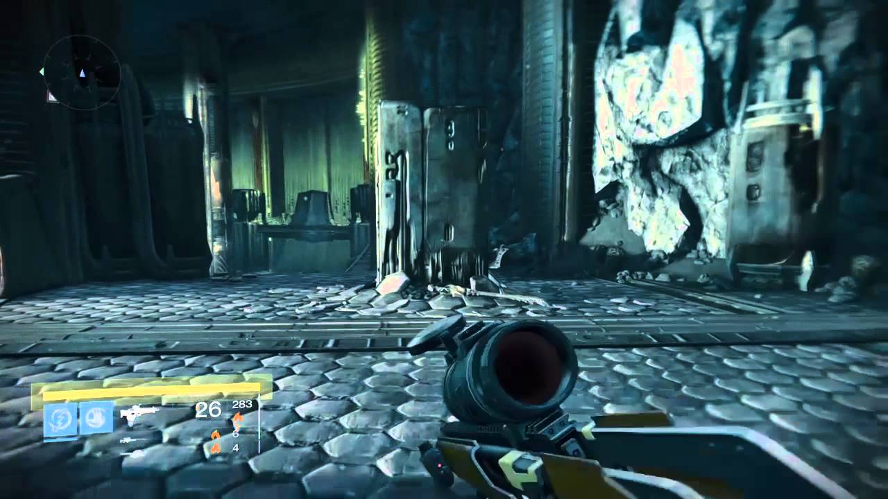 Destiny Temple of Crota - Ghost behind glass - YouTube