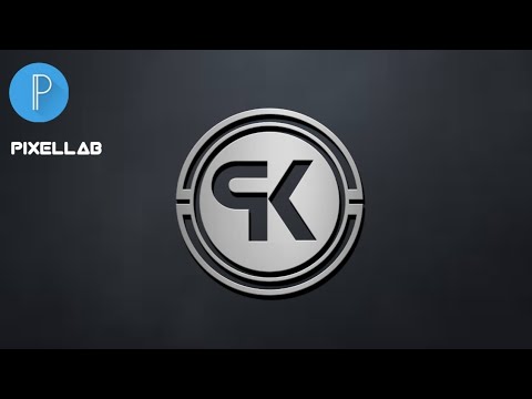 MEMBUAT LOGO INISIAL DI PIXELLAB || TUTORIAL MEMBUAT LOGO - YouTube