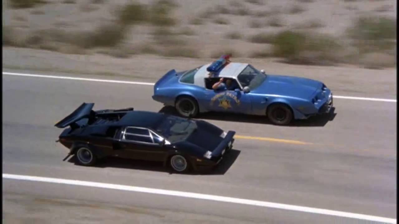 The Cannonball Run 25 years on, Opening Scene - Lamborghini - YouTube