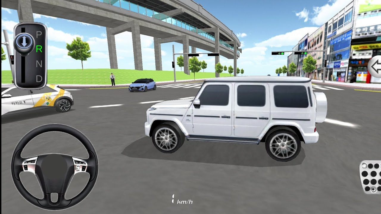 3d Driving Class #3 - Brand New white Color Car Auto Repair Shop ...