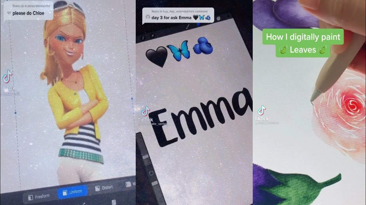 Procreate TikTok video compilation 2021.#best PROCREATE! - YouTube