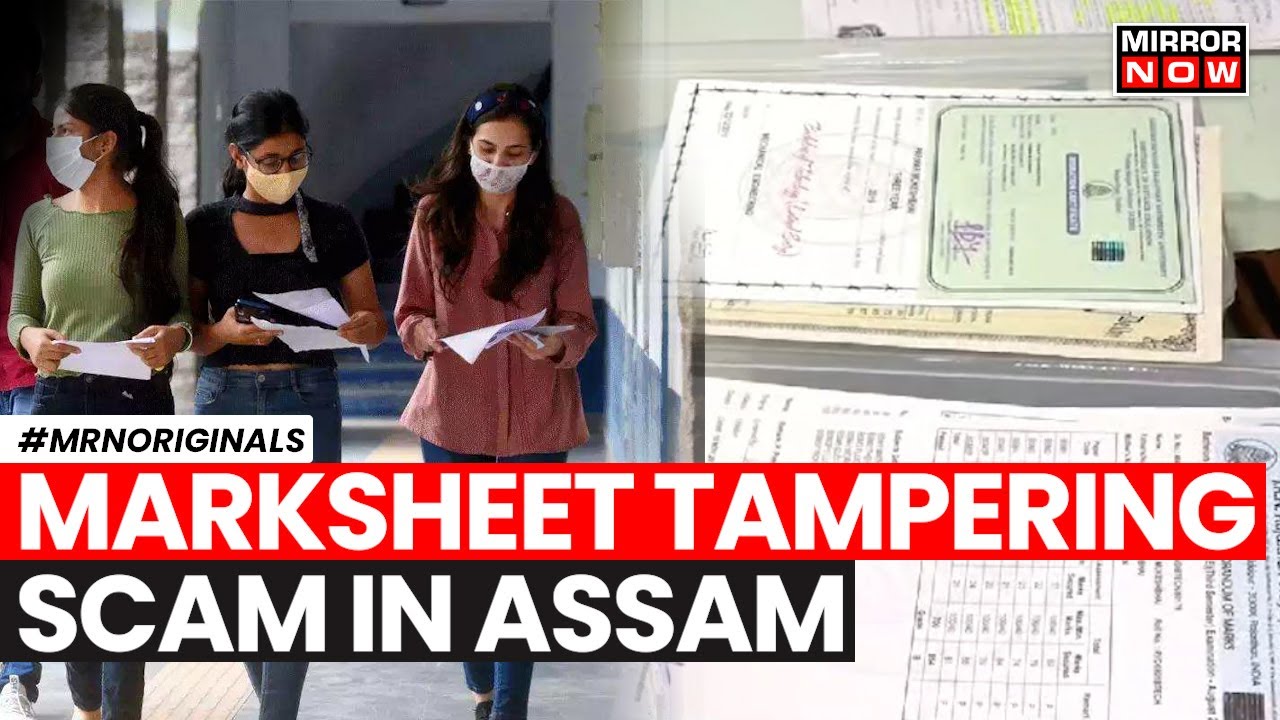 Assam Marksheet Scam | Gauhati University Flags Marksheet Tampering, Eight Arrested | English ...