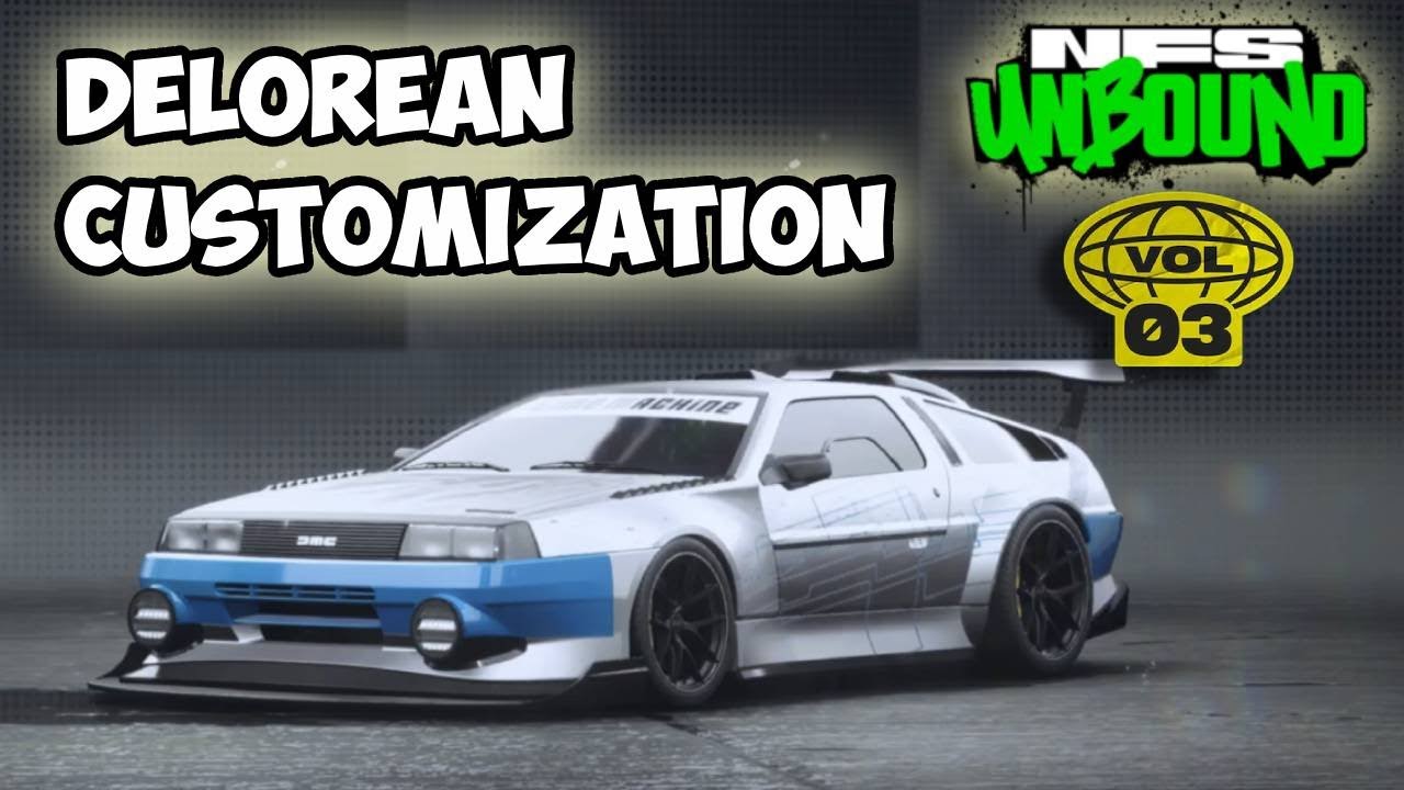 NEW DMC DELOREAN Customization in NFS UNBOUND - YouTube