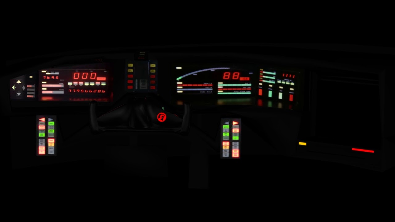 KITT Dash Animation - YouTube