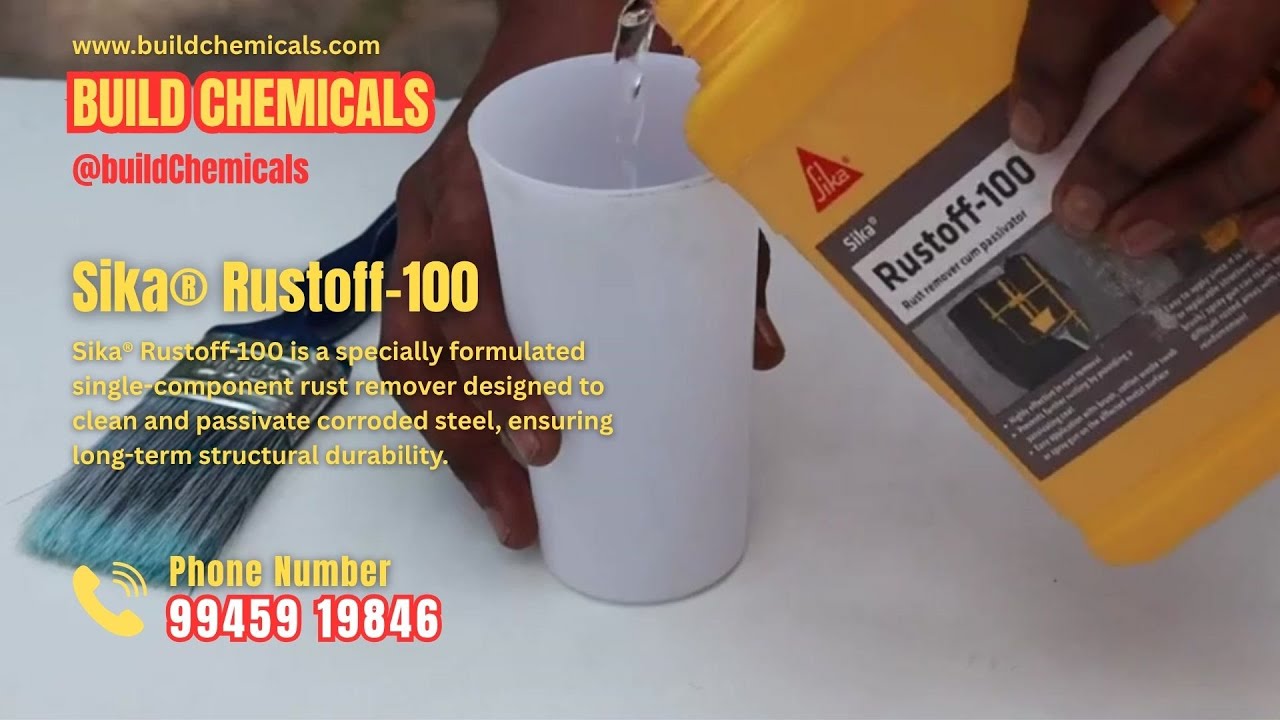 Sika® Rustoff-100 – Powerful Rust Remover and Steel Passivator | Build ...
